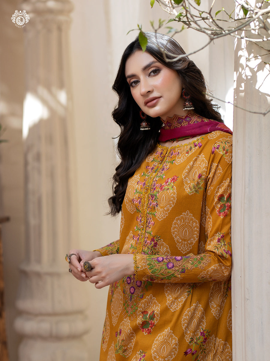 Buy Online Digital Printed Lawn Chicken Kari Suits at Affordable Price – GullJee