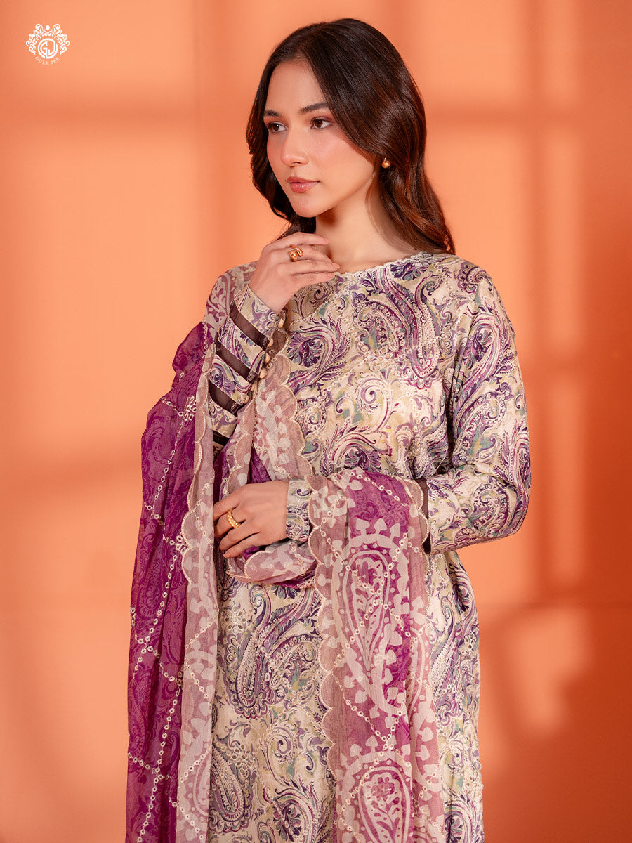 Buy Online Digital Printed Lawn Chicken Kari Suits at Affordable Price – GullJee