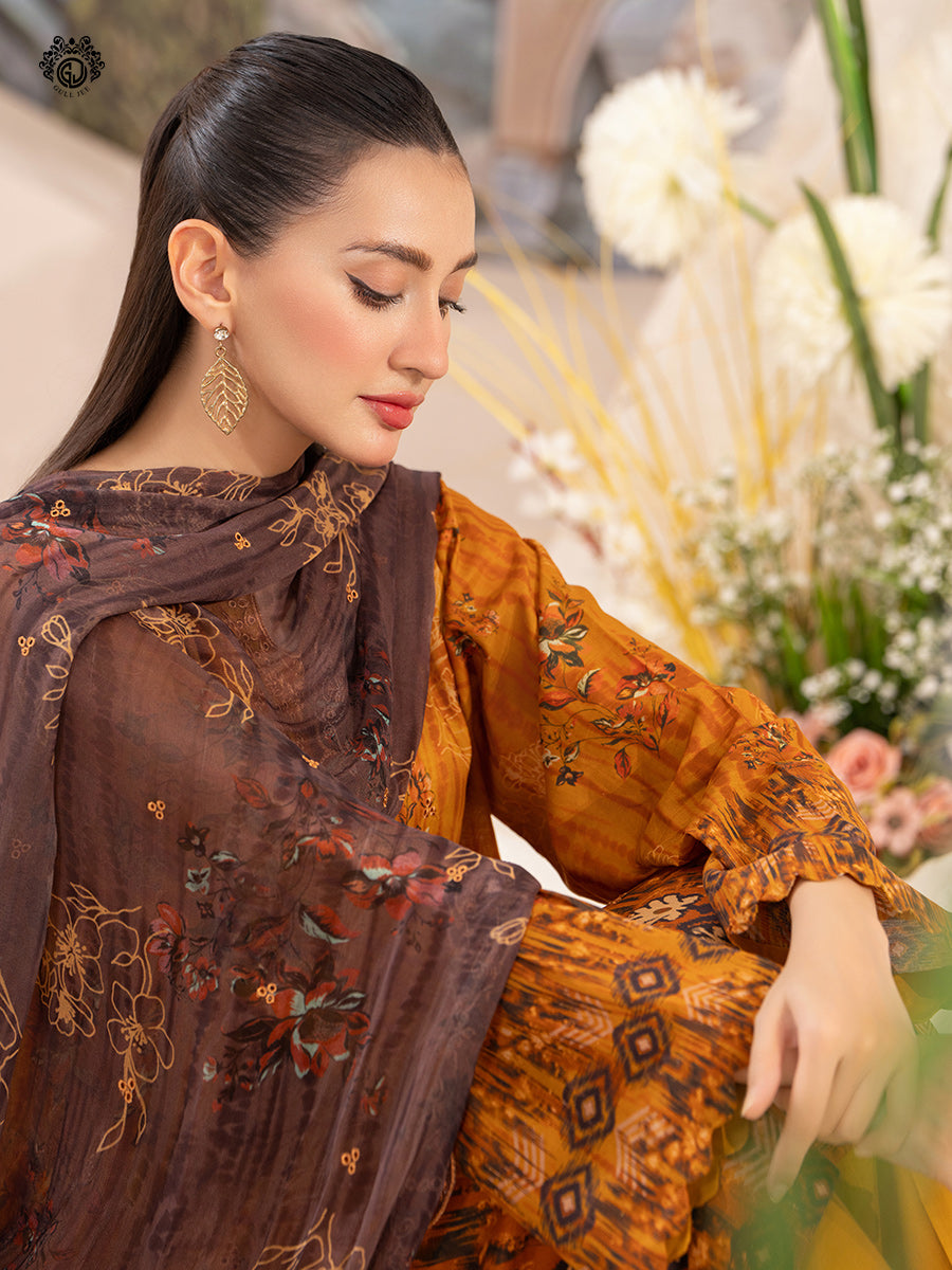 Buy Online Digital Printed Lawn Chicken Kari Suits at Affordable Price – GullJee