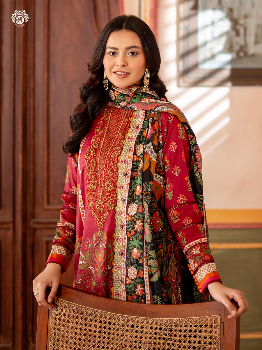 Buy Online Digital Printed Lawn Chicken Kari Suits at Affordable Price – GullJee