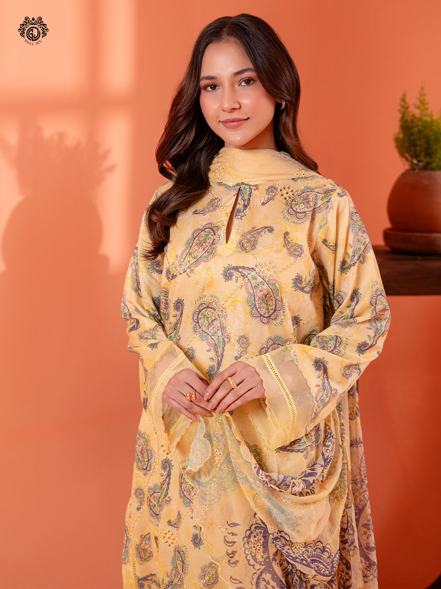 Buy Online Digital Printed Lawn Chicken Kari Suits at Affordable Price – GullJee