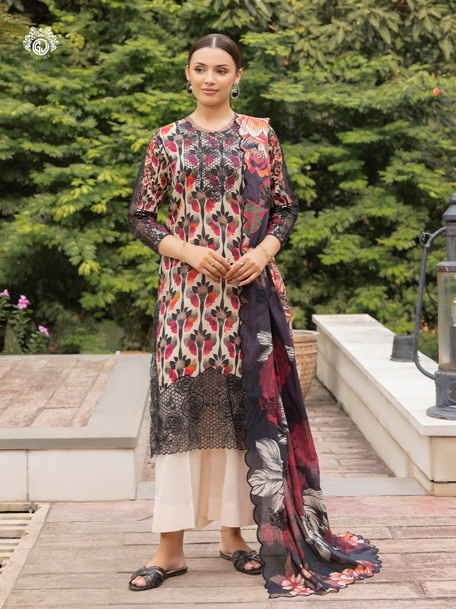 Buy Online Digital Printed Lawn Chicken Kari Suits at Affordable Price – GullJee