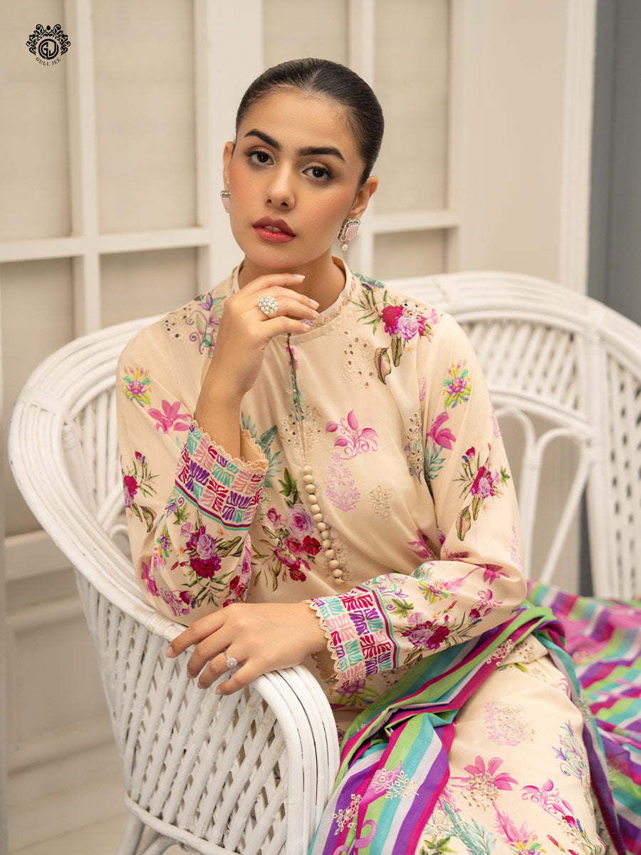 Buy Online Digital Printed Lawn Chicken Kari Suits at Affordable Price – GullJee