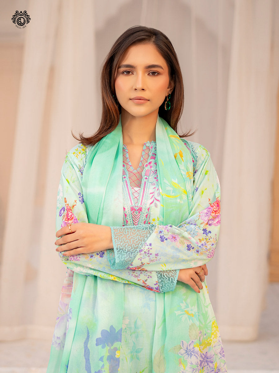 Buy Online Digital Printed Lawn Chicken Kari Suits at Affordable Price – GullJee