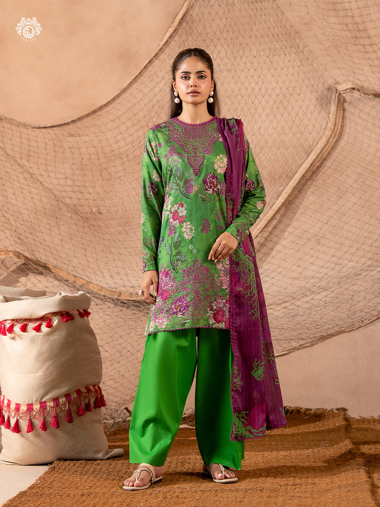 Buy Online Digital Printed Lawn Chicken Kari Suits at Affordable Price – GullJee